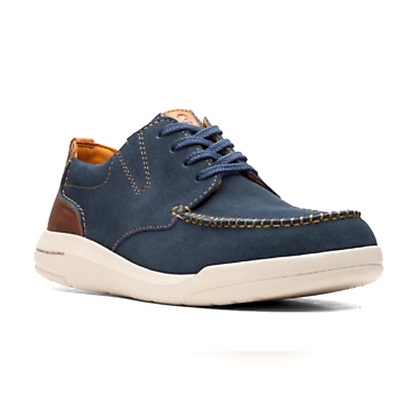 Clarks | Shoes | Clarks Mens Navy Driftway Low Sneaker Shoes Size 5 W ...